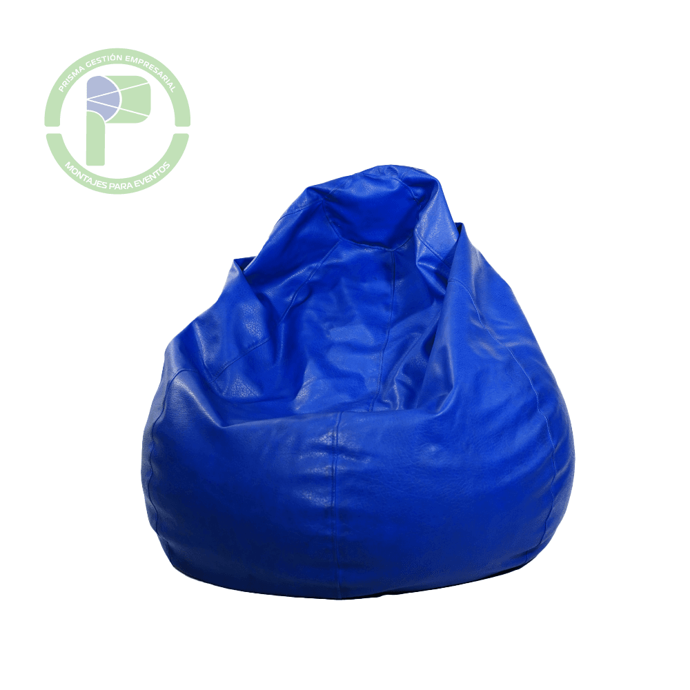 Puff Pera azul / Prisma Montajes para Eventos