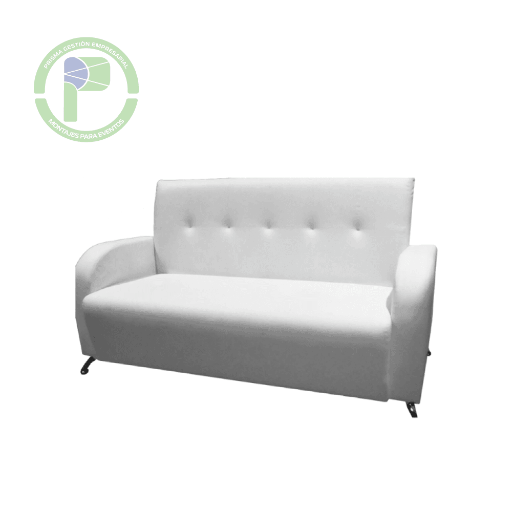Sofá Dandy 3 puestos con brazos / Prisma Montajes para Eventos